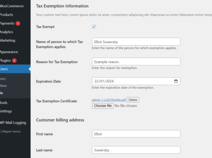 Tax Exemption for WooCommerce | RelyWP